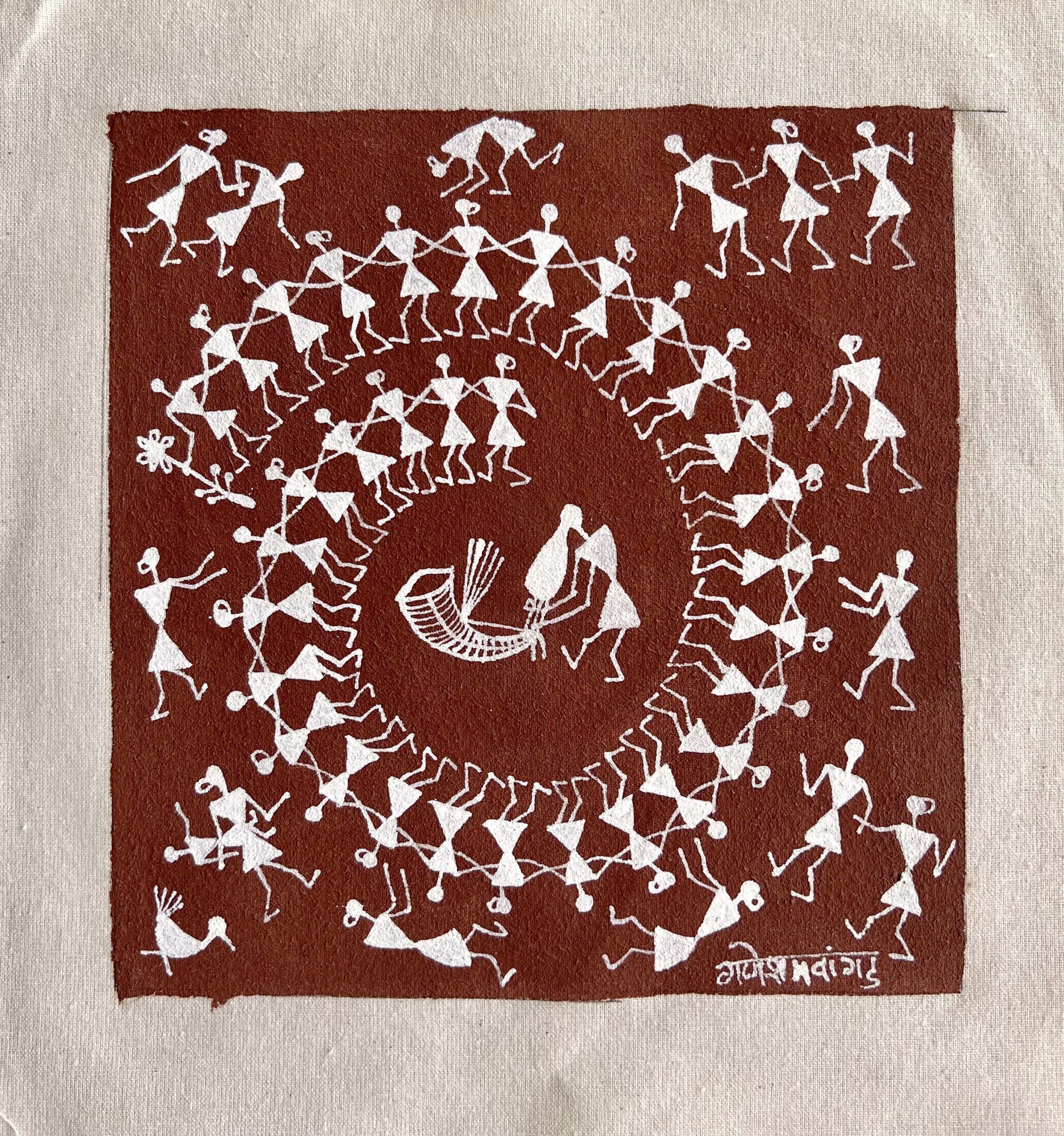 Buy Tribal and Folk Art Online – Tarpa Dance Celebrations Warli ...
